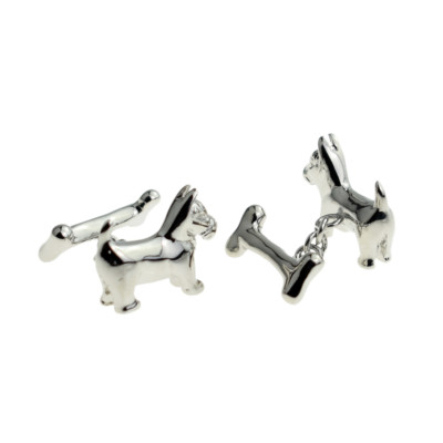 Dog & Bone Chain Link Pet Cufflinks X2N254 | eBay