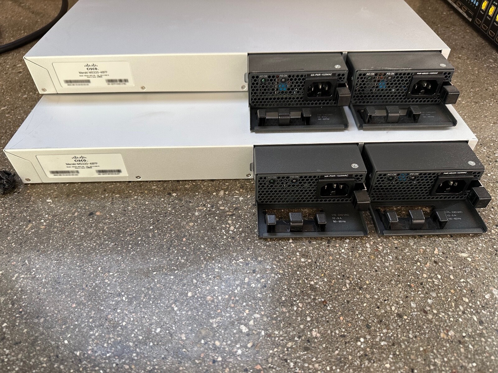 Cisco Meraki MS320-48FP-HW Switch *UNCLAIMED* w/ power supply & SFP | eBay