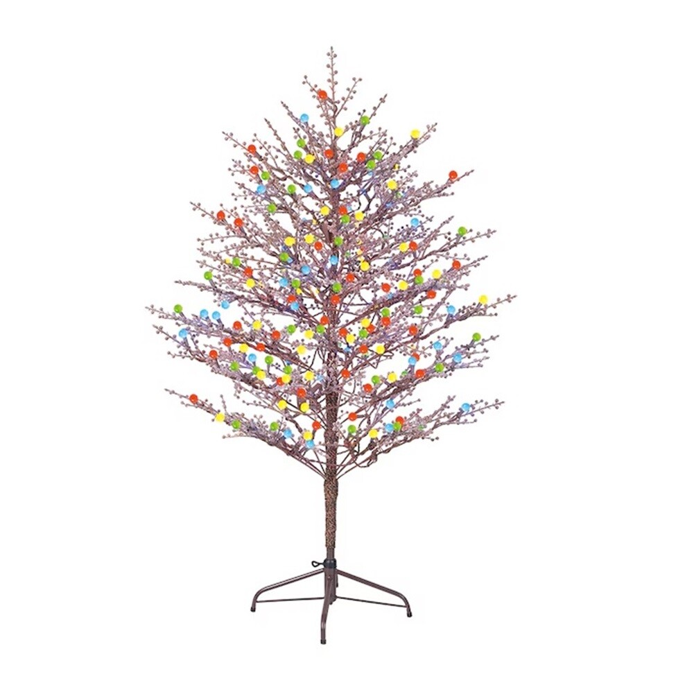 Ge Artificial Xmas Trees Santaco Artificial Led Christmas Tree With