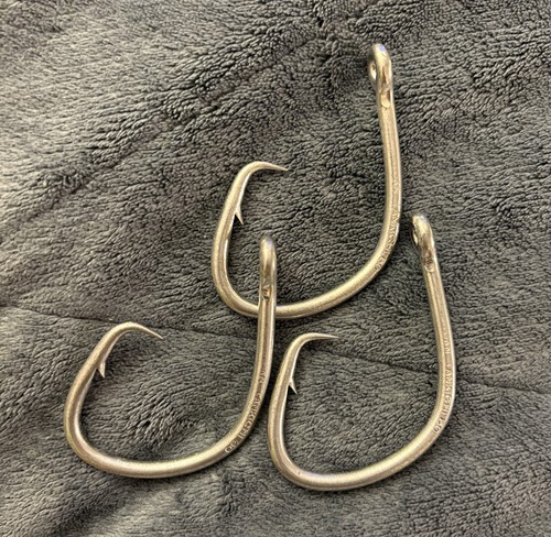 (3) Authentic Size 50 Tankichi Circle Hooks Ulua vintage NOS | eBay