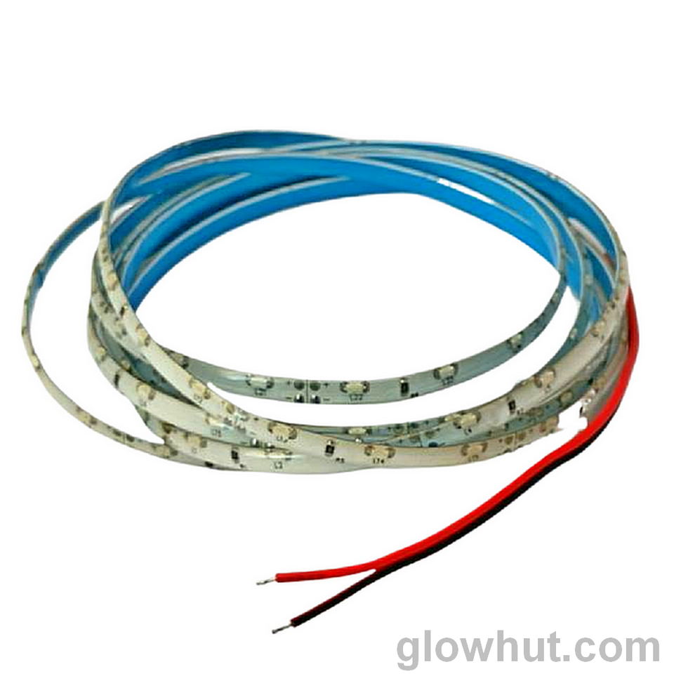 335 LED strip side emitting waterproof & lead wires red white blue ...