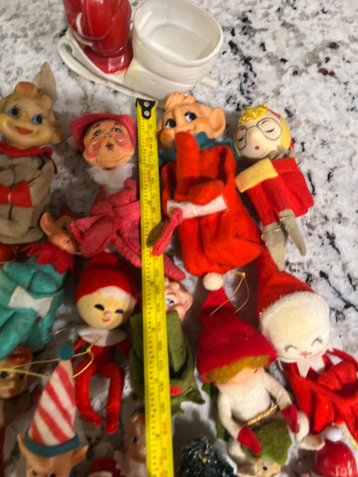 Vintage up Christmas Knee Huggers Elves/Pixies Plus Lot Of 25 ITEMS | eBay