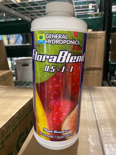 General Hydroponics FloraBlend 1 Quart - flora blend vegan tea compost ...