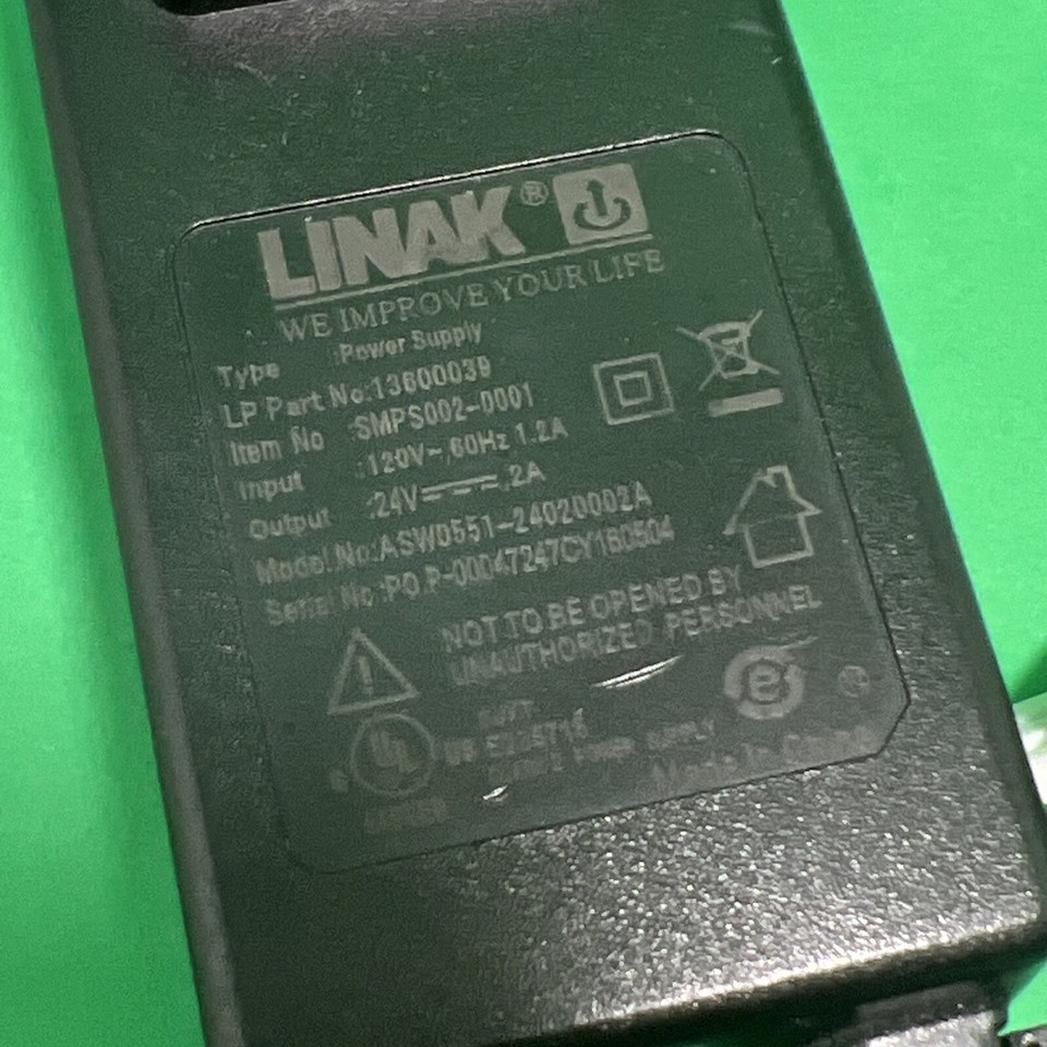 Original Linak DK-6430 PN 13600039 Item No. SMPS002-0001 Power Supply ...