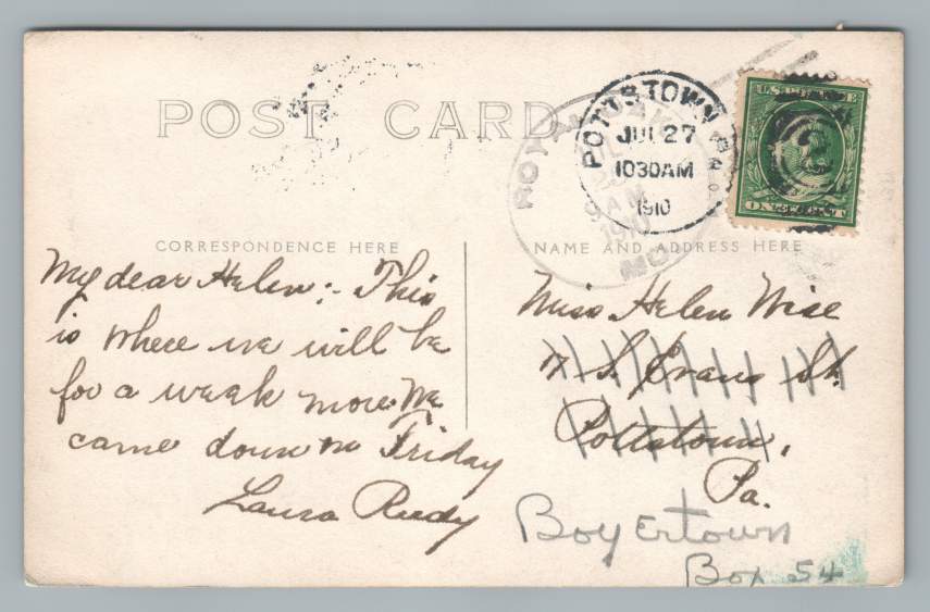 Pasadena Inn ROYAL OAK Maryland RPPC Talbot County Antique Photo ...