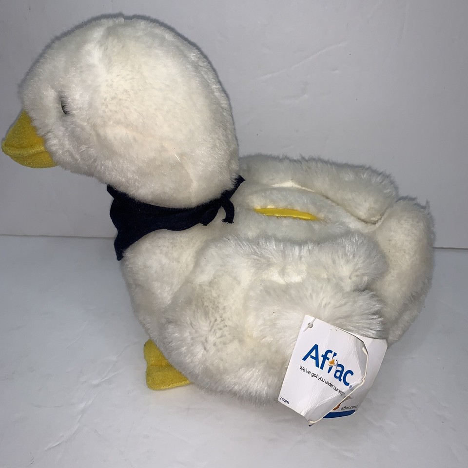 AFLAC Insurance Duck Mascot Plush Piggy Bank NWT | eBay