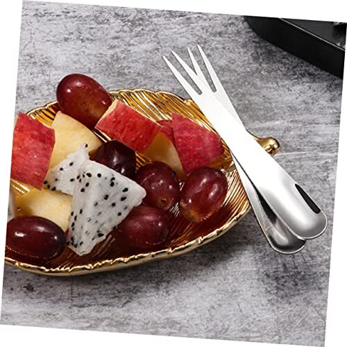 24pcs Stainless Steel Fruit Fork Dinner Forks Appetizer Fork Small ...