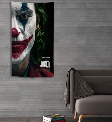 Movie Joker 70*120cm Poster Joaquin Phoenix Film Art Silk Print Bnner ...