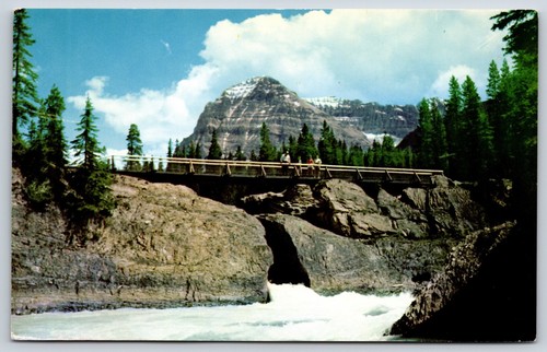 Postcard The Natural Bridge & Mt. Stephen Yoho National Park Canadian ...
