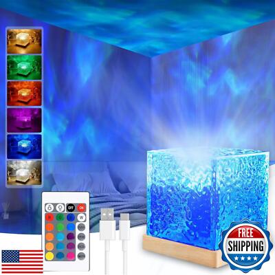 ACENZ Ocean Wave Projector Light, Northern Lights Projector, 16 Colors ...