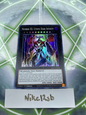 Number XX: Utopic Dark Infinity MP20-EN094 Super Rare 1ST Edition NM Yu ...