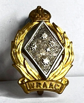 1951-53 WRAAC Women's Royal Australian Army Corps Officers Collar badge ...