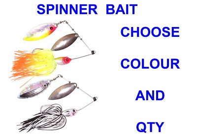 1 SPINNER BAIT SEA FISHING LURE PERCH PIKE BASS TROUT LIKE MEPPS ALGIA ...