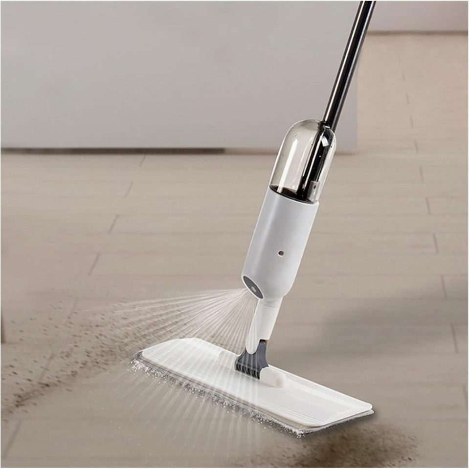 360° Spray Mops for Floor Cleaning with 5 Washable Pads, Wet Dry ...