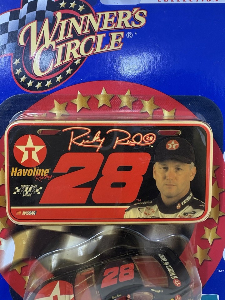 Winners Circle Ricky Rudd #28 Havoline mini license plate NEW NASCAR ...