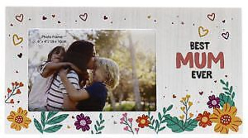 Best Mum, Nan, Nanna,Grandma Floral Heart 6x4 Frames - Perfect Mother's ...