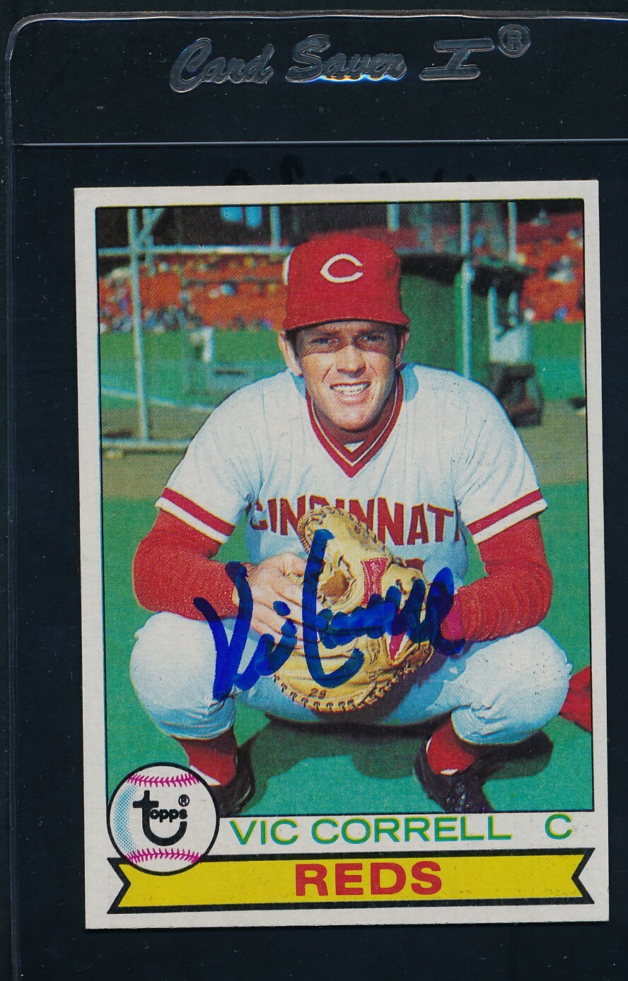 1979 Topps #281 Vic Correll Reds Signed Auto *48330 | eBay
