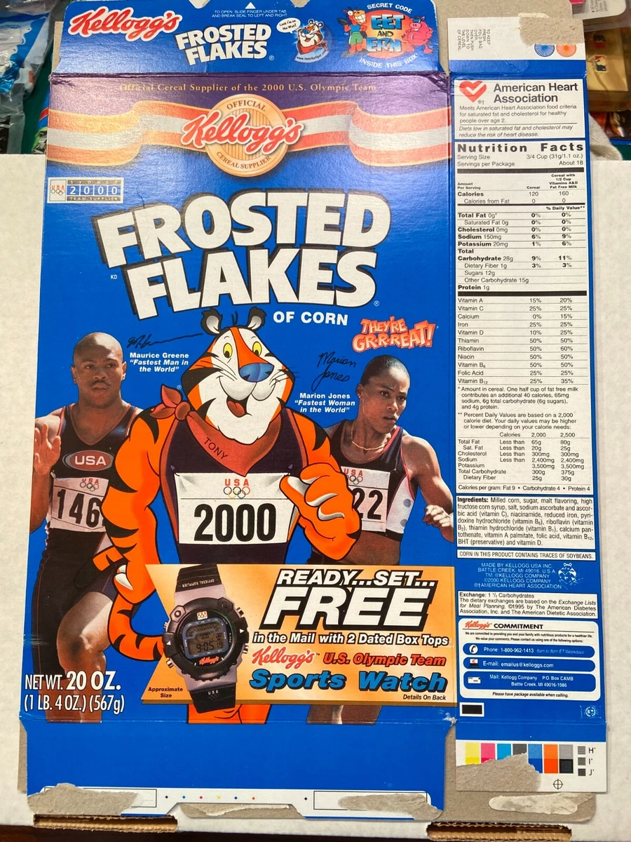Frosted Flakes Box Back