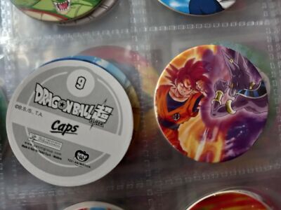 Cap Tazo (Nº 9) - Panini Dragon Ball Super Caps slammer | eBay