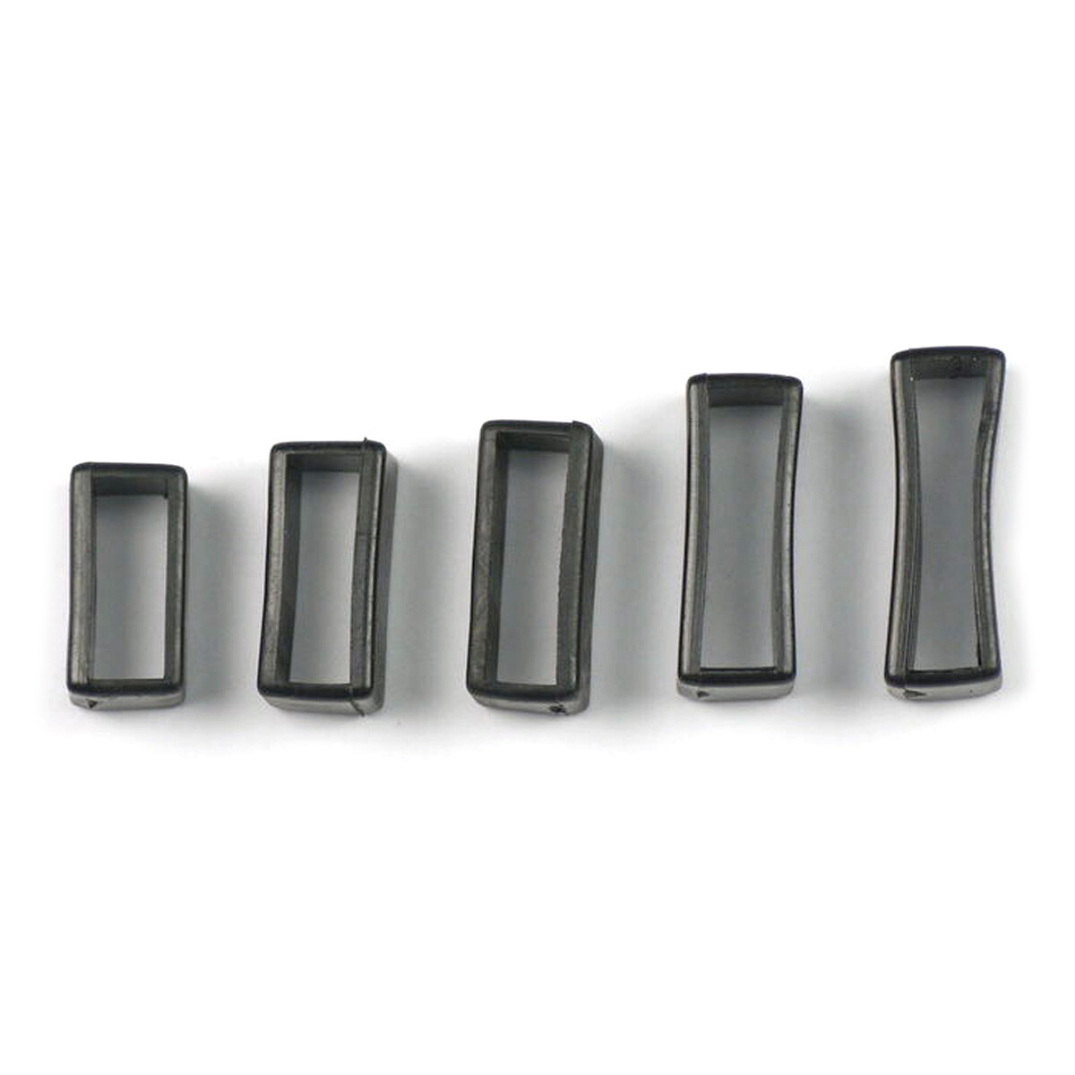 Black Rubber Watch Strap Retaining Ring Loop Keeper PVC Repairs 16mm ...