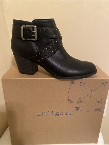 Woman’s Ankle Boot -Indigo Rd. samantha Black Sz 7 | eBay