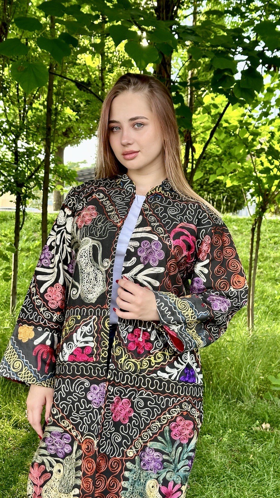 Handmade Uzbek Silk Vintage Robe Chapan Coat/Robe/Kaftan/Kimono Vintage ...