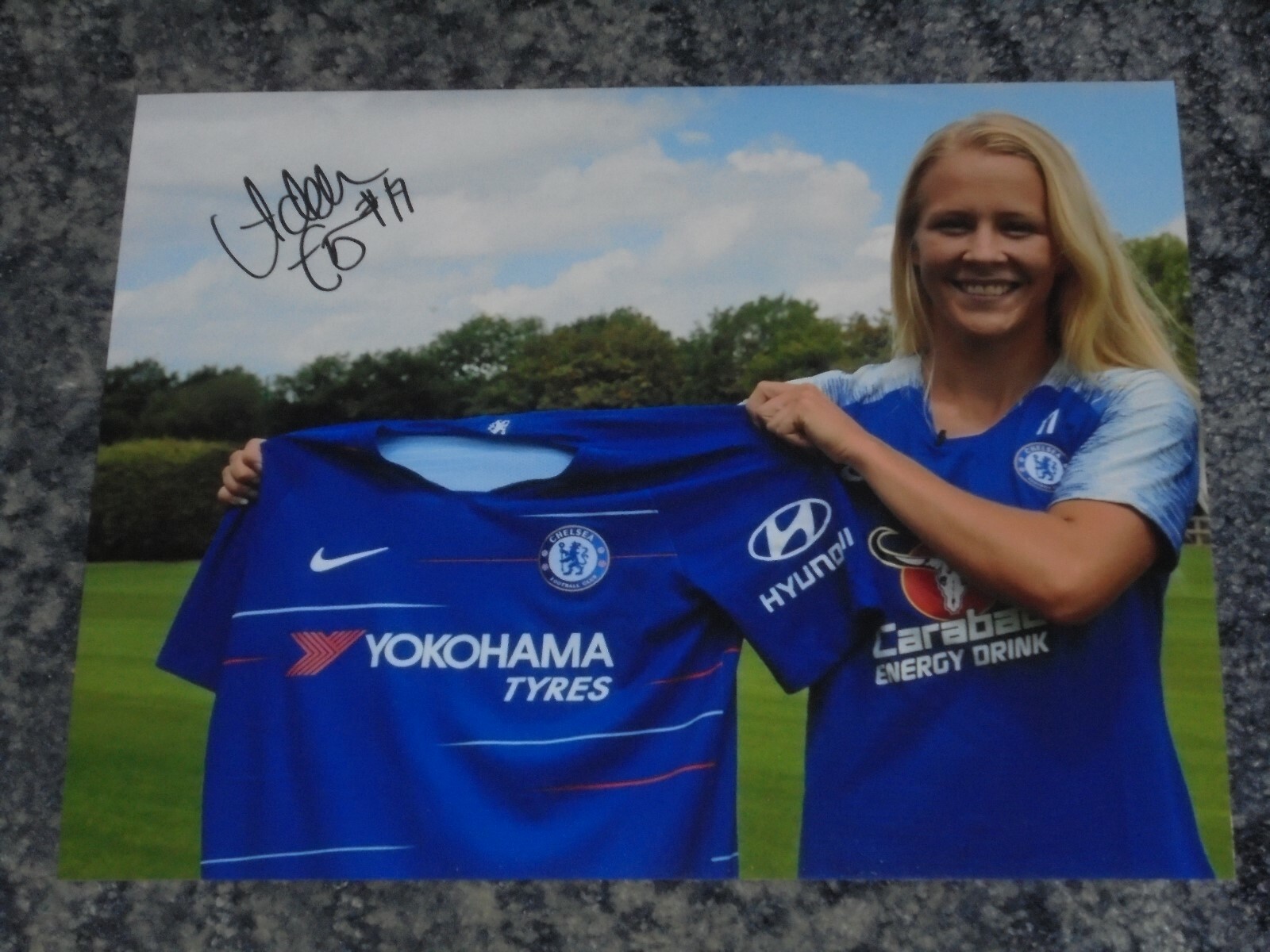 ADELINA ENGMAN - CHELSEA / FINLAND FOOTBALL 10x8 PHOTO SIGNED.(3) | eBay UK