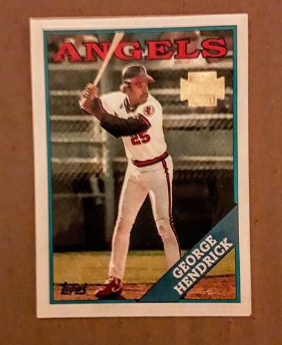 1988 Topps George Hendrick baseball card #304.REPRINT 2001 TOPPS ...