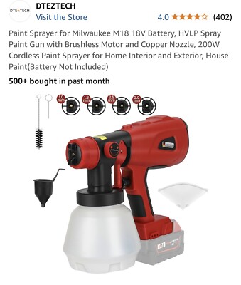 milwaukee m18 paint sprayer 18V | eBay
