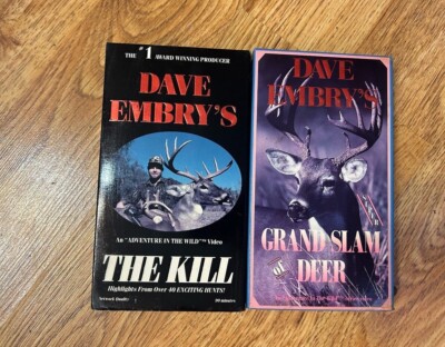 VHS Hunting Videos Dave Embry's The Kill Adventures in the Wild Rare VTG LOT (2) | eBay