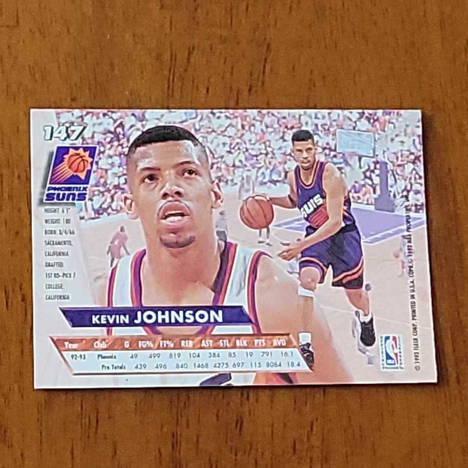 1993 1994 FLEER ULTRA BASKETBALL CARD KEVIN JOHNSON #147 CASE BOX HIT ...