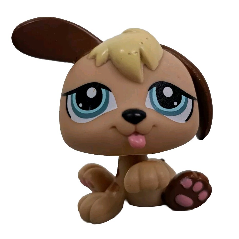 AUTHENTIC LPS Littlest Pet Shop Puppy Dog Triplet 1/3 #1340 Toy Figure ...