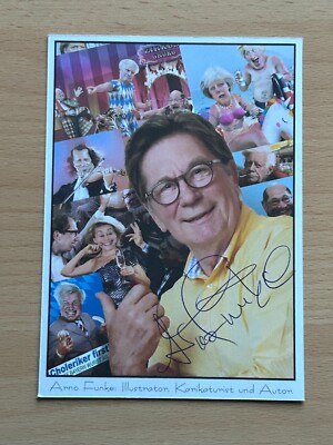 Arno Funke - Autogrammkarte original signiert - #20606 | eBay.de