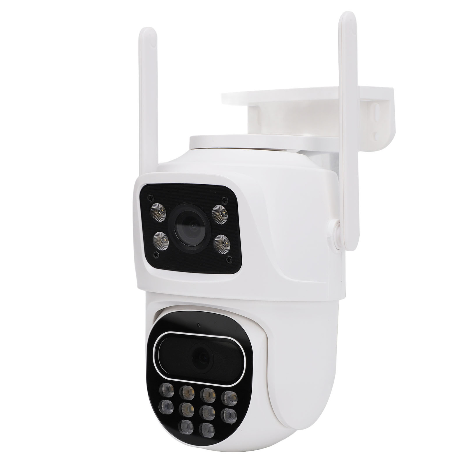 New Security Camera Outdoor Dual Lens Surveillance Camera 2.4G Wifi ...