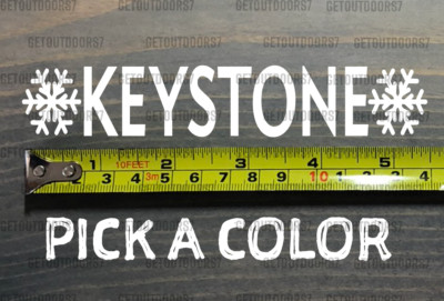 Keystone Sticker Decal Mountain Ski 5.5" Snowboard Resort Colorado DIE ...