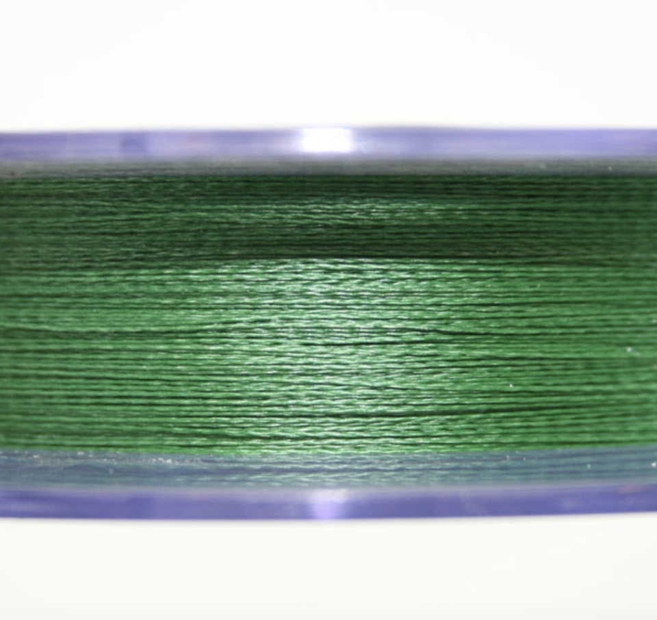 NGT 300m Braid 'Quick Sink' Moss Green 20lb Braided Carp Fishing Line ...
