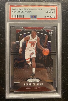 2019 Panini Chronicles Prizm Update Kendrick Nunn Rookie Card RC Lakers ...