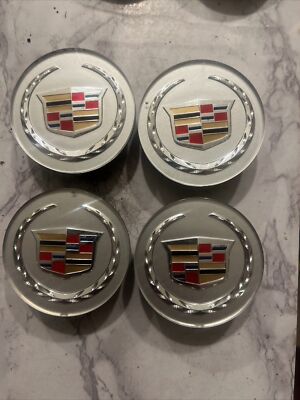 Cadillac 9597375 9595439 DTS SRX XLR CTS ATS XTS Center Hubcaps | OEM ...