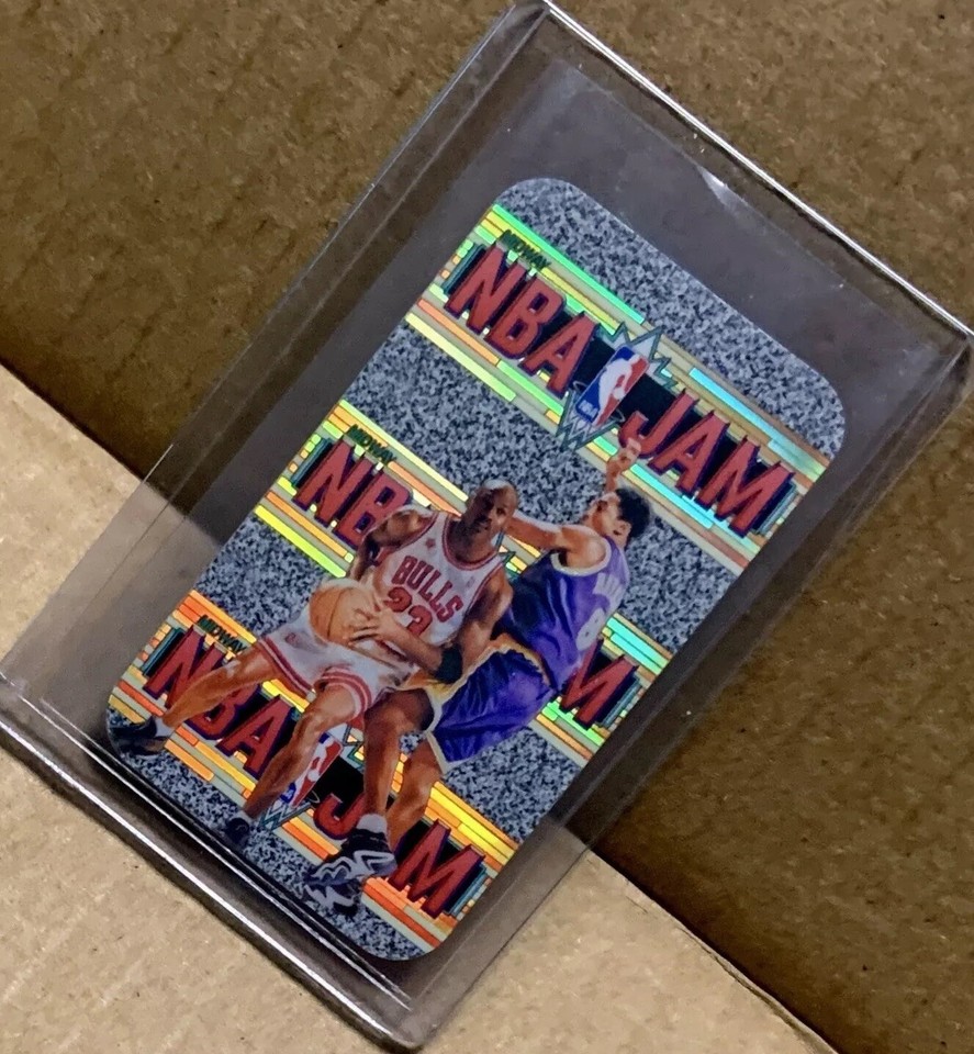 Michael Jordan Kobe Bryant 1999 NBA JAM Acclaim Refractor Tobacco ...