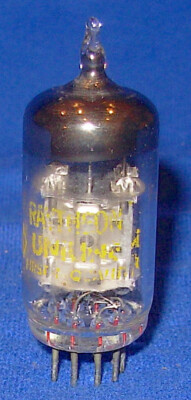 Rare Raytheon Bright Plate 12AX7A Vacuum Tube | eBay