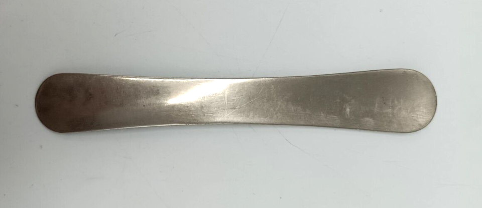 VINTAGE MEDICAL DOCTORS METAL TONGUE DEPRESSOR THROAT SPATULA.MAW ...