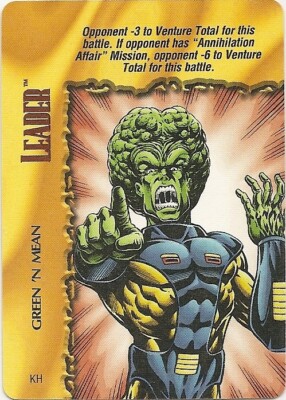 Marvel OVERPOWER Classic Leader Green 'N Mean special | eBay