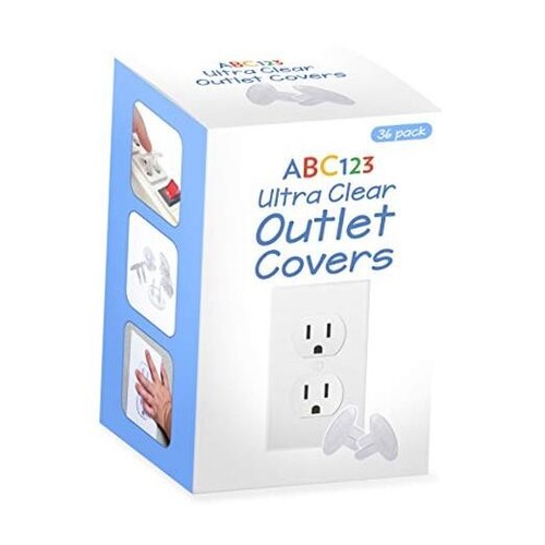 Outlet Plug Covers (36 Pack) Clear Child Proof Electrical Outlets ...