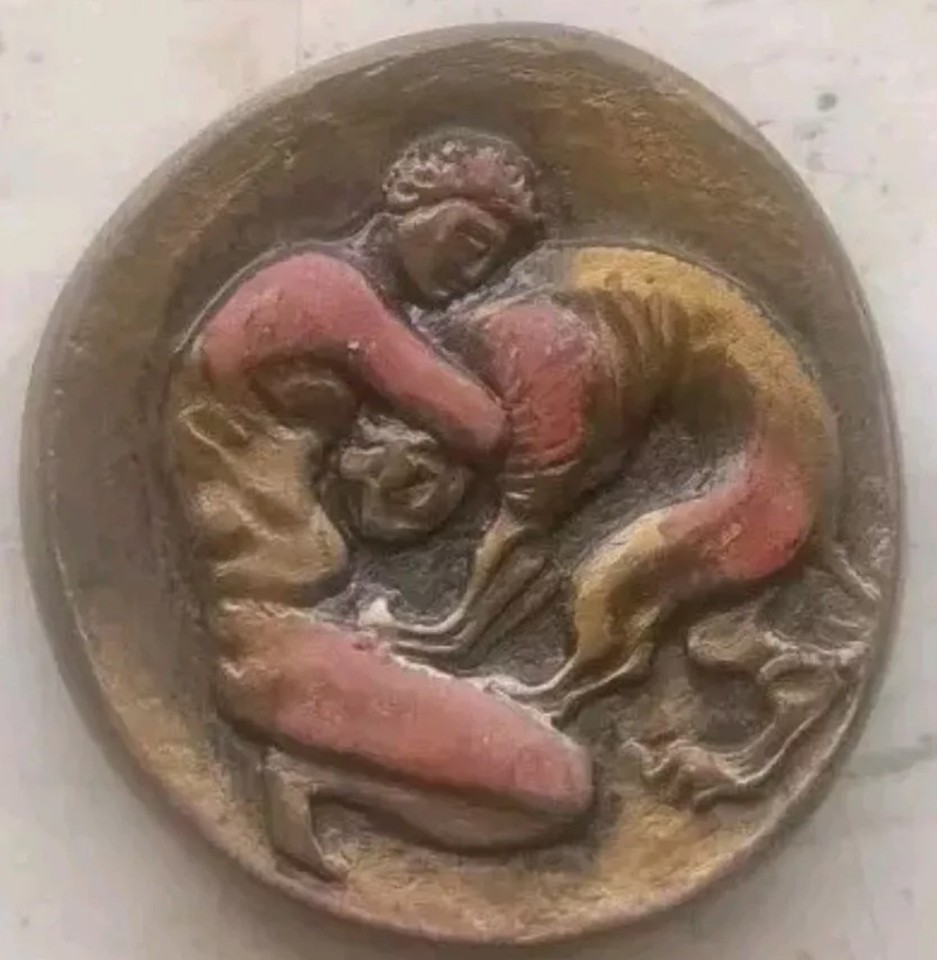 Ancient Greece HERA + HERCULES 🅰️ Modern restrike 🅰️ Griechenland Grece ...