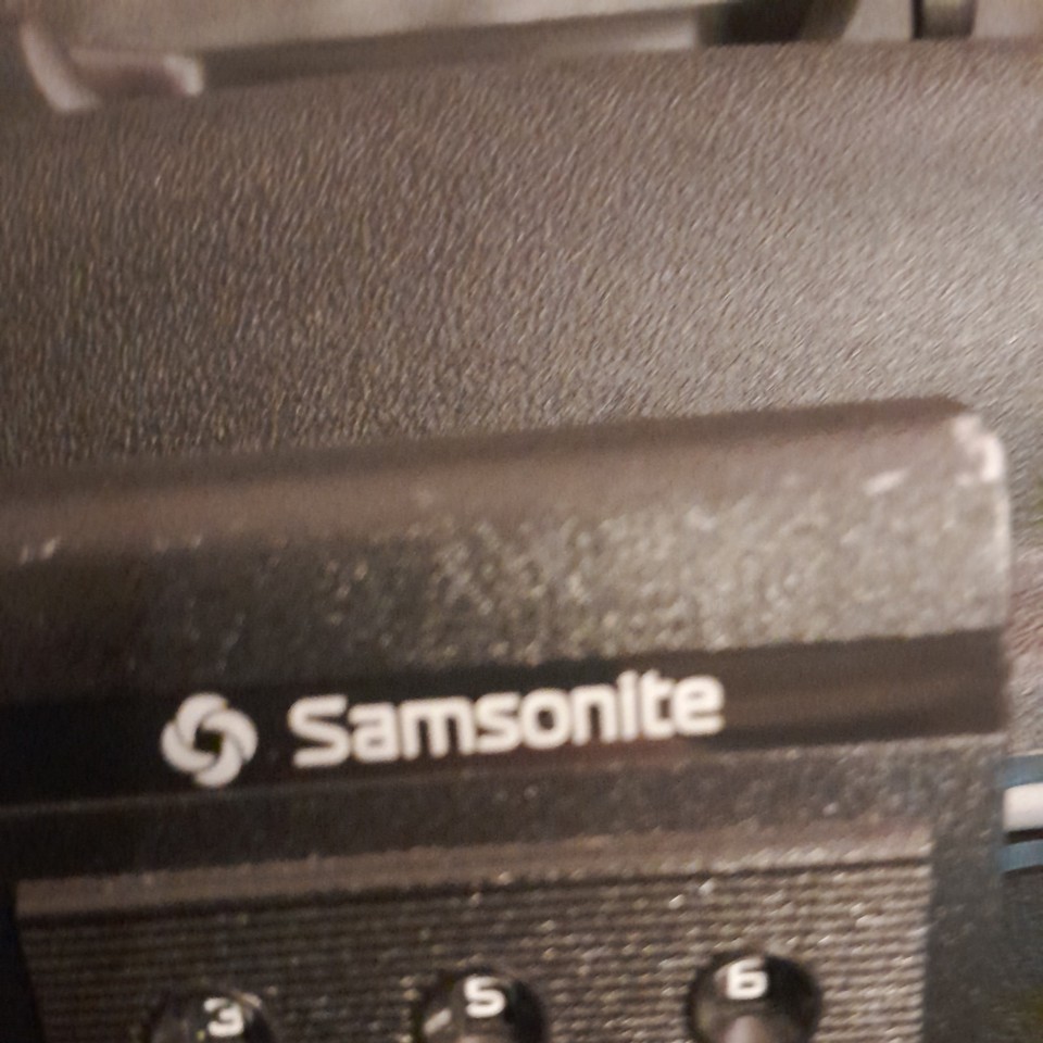 Samsonite Vanity Case Hard Shell Beauty Makeup Travel Vintage - Black ...