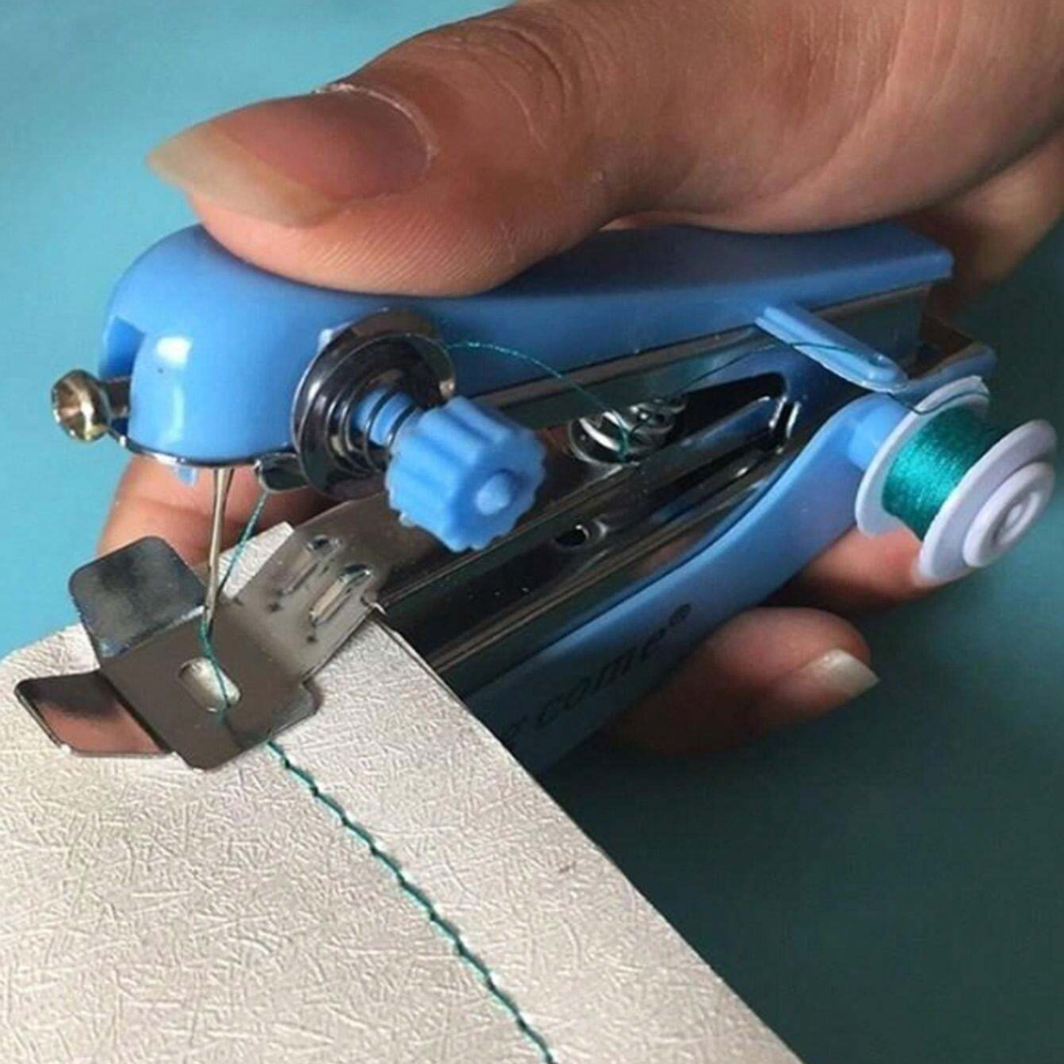 Portable Sewing Machine Handheld Mini Stitching Machine Quick Sewing ...