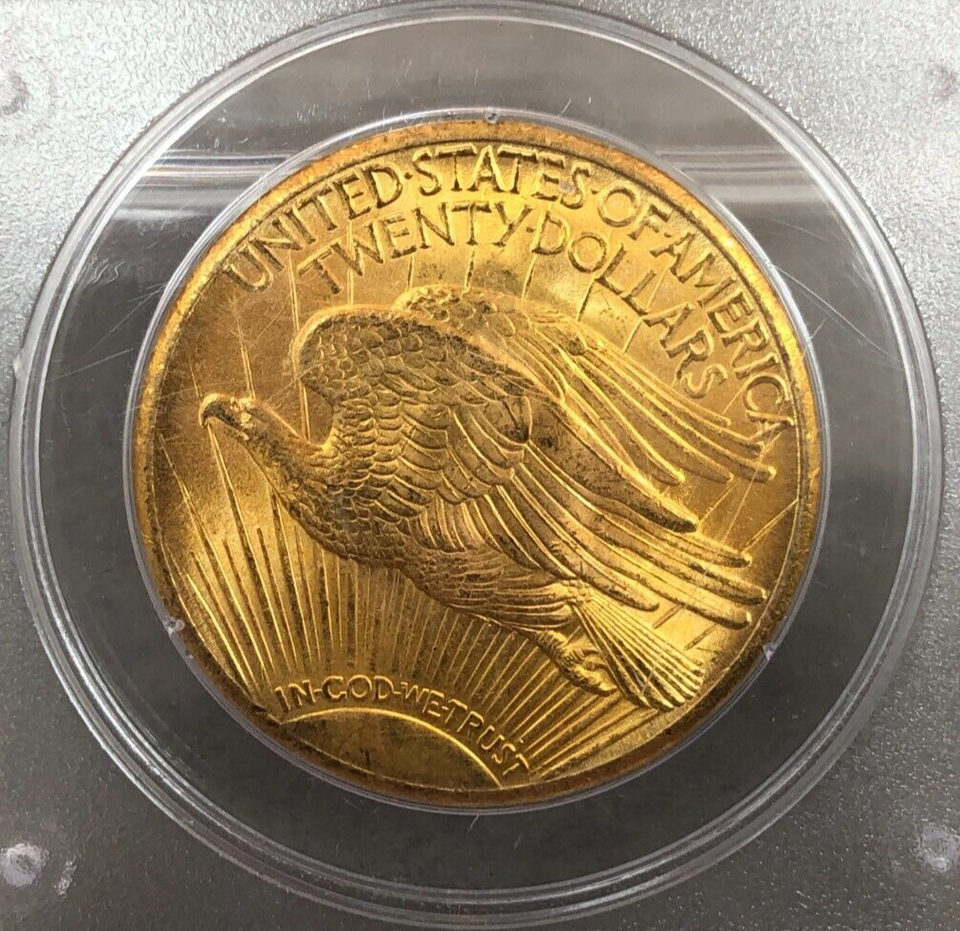 1928 $20 Gold Saint Gaudens PCGS Rattler MS63 ~ Double Eagle | eBay