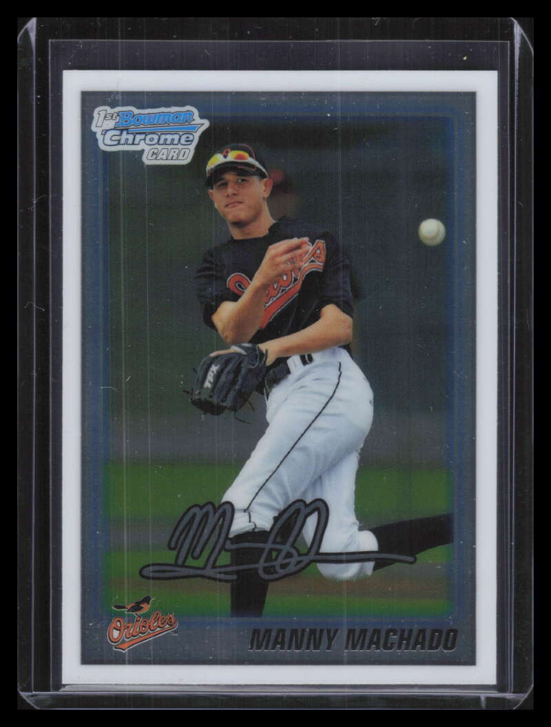 2010 Bowman Chrome Draft Prospects bdpp80 Manny Machado Rookie 124135 ...