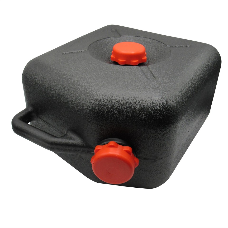 Caravan Waste Water Tank Container 23 Litre (Black Heavy Duty Motorhome ...