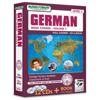 FSI: Basic German 1 (12 CDs/Book) by Foreign Service Institute / Audio ...
